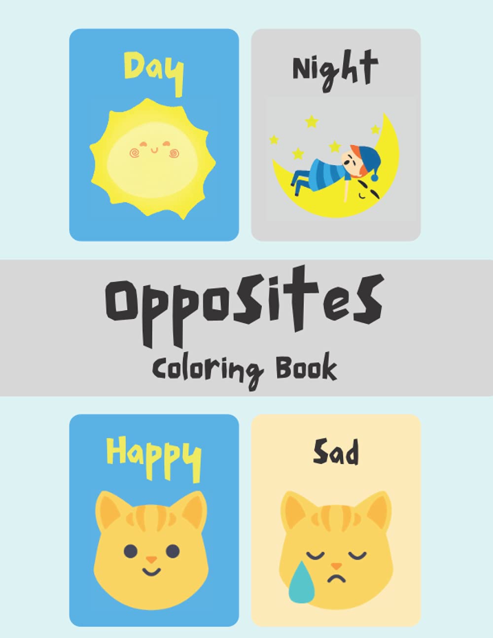Opposites Coloring Book | Augusta Publishers